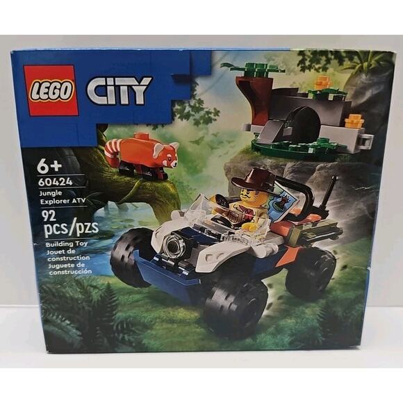 Lego | Toys | Lego City Jungle Explorer Atv Red Panda Mission 6424 ...